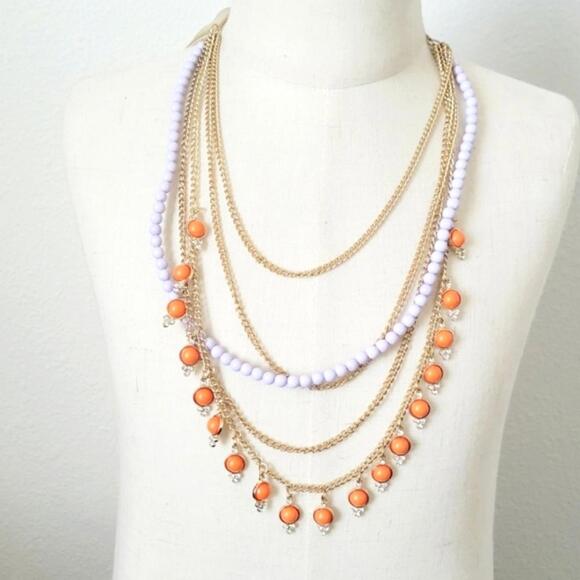 Charming Charlie | Jewelry | Charming Charlie Orange And Lavender ...